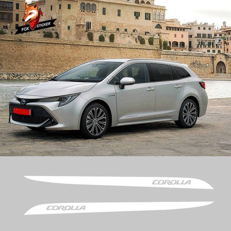Customized Vinyl Car Styling Side Stripe Skirt Sticker Decals Wraps ...