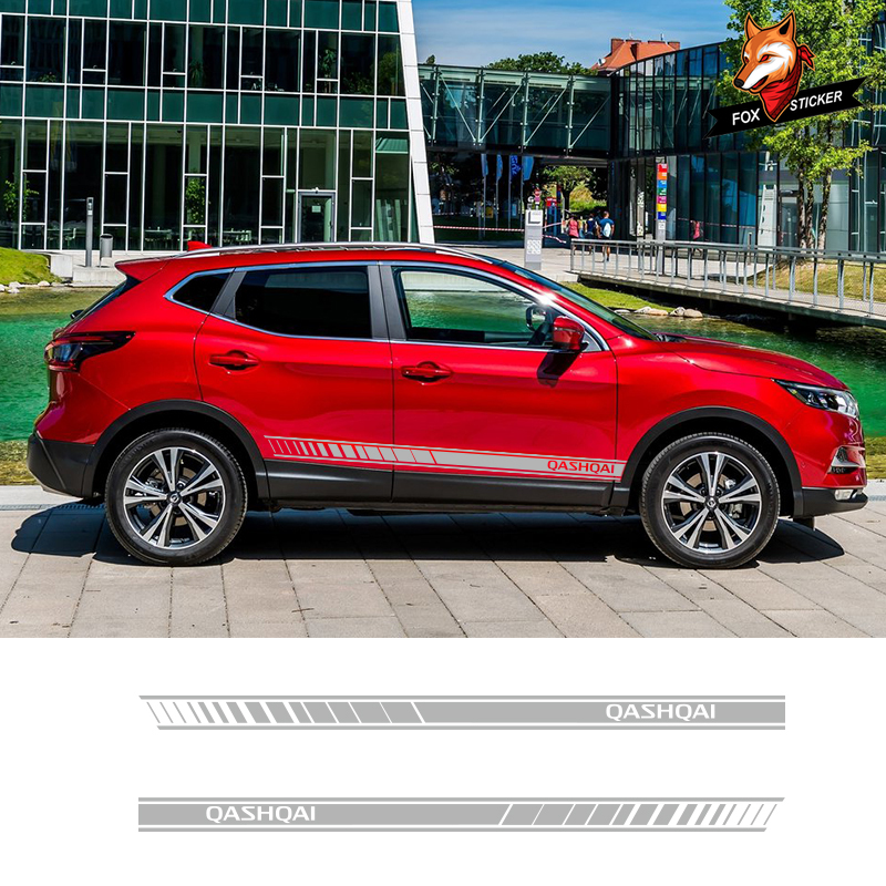 Vinyl Car Styling Side Stripes Sticker Decals Wraps Graphics Side ...