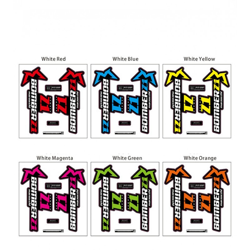Mountain Bicycle Fork Decal Stickers for Marzocchi bomber z1