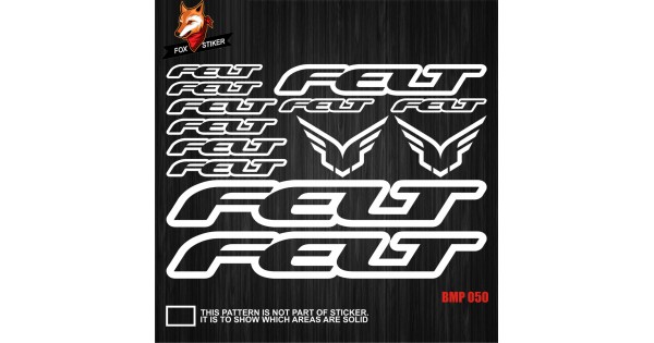 Bicycle Frame Decal Stickers FELT-02
