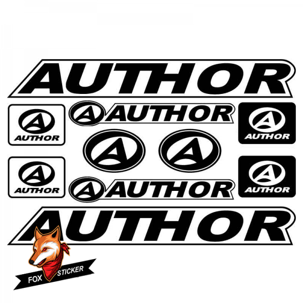 Bicycle Frame Decal Stickers Author-02