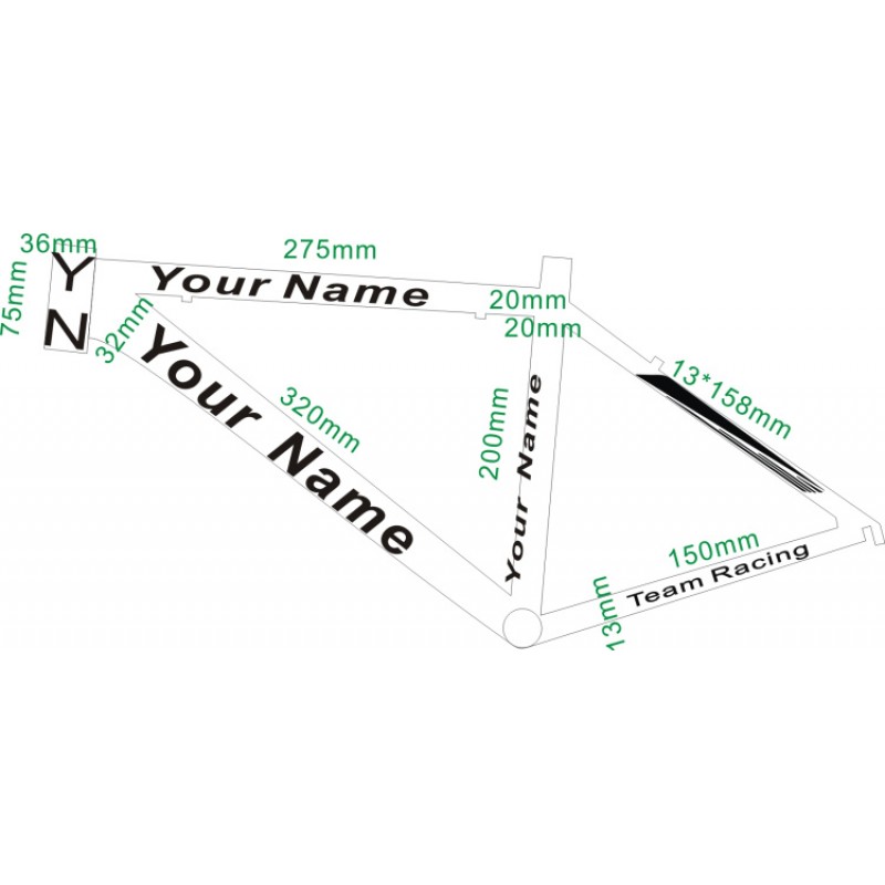 custom bicycle decals