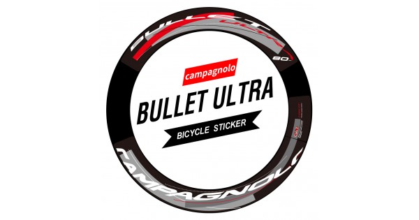 Road Bicycle Wheels Rim Decal Stickers for Campagnolo Bullet Ultra 80