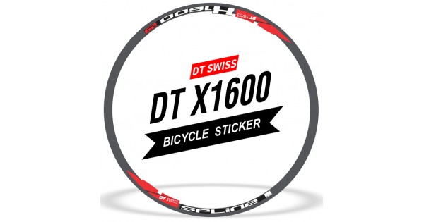 Mountain Bicycle Wheels MTB Rim Decal Stickers for dt swiss 1600 spline ...