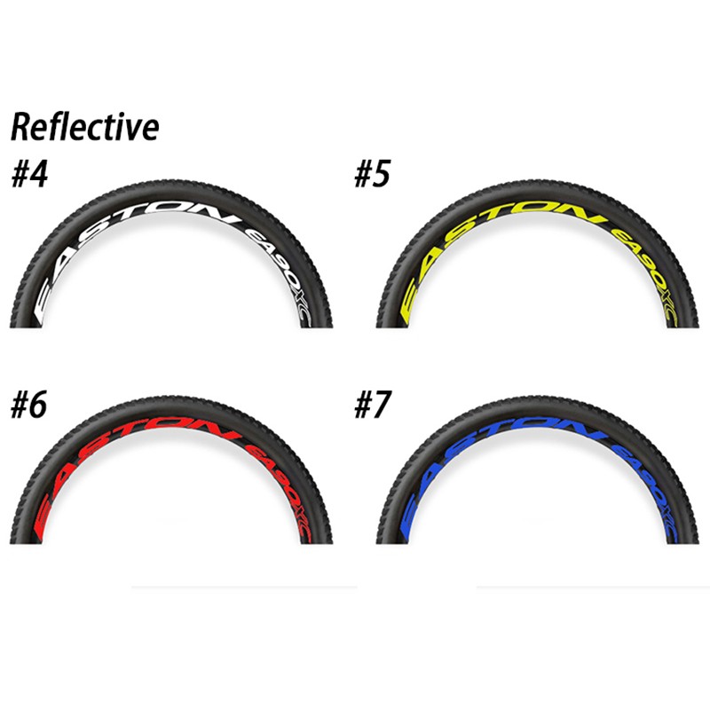 Mountain Bicycle Wheels MTB Rim Decal Stickers for EASTON EA90XC 26er ...