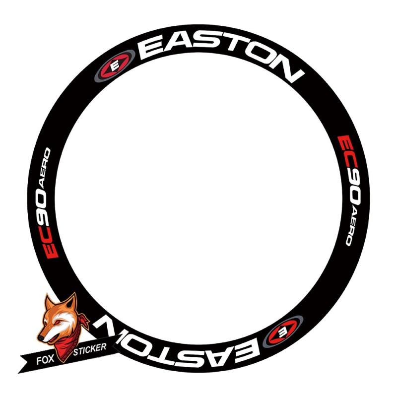 Bicycle Wheels Rim Decal Stickers for EASTON EC90