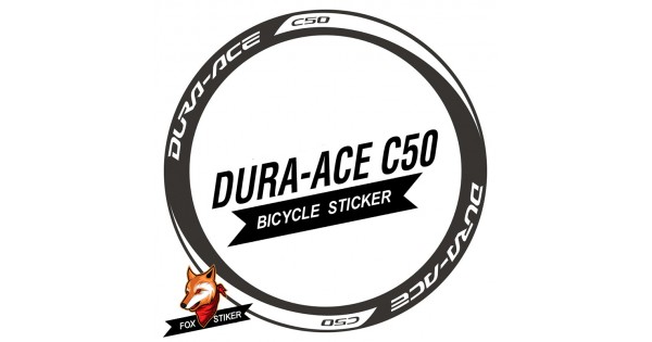 Road Bicycle Wheels Rim Decal Stickers for DURA ACE C50 Classic