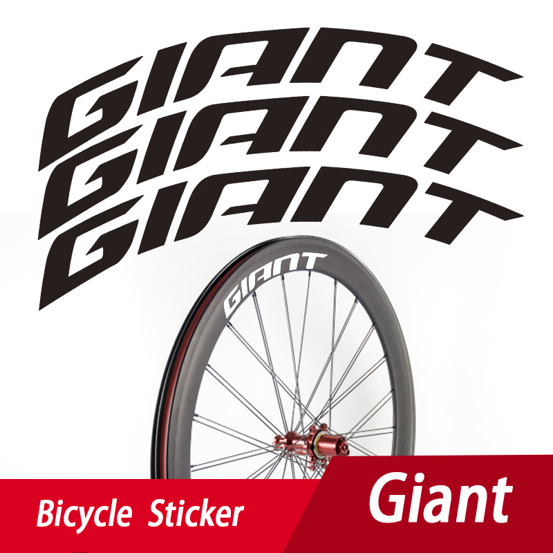 Road Bicycle Wheels Rim Decal Stickers for Giant Sunweb